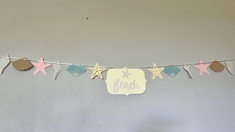 Beach Themed Garland Banner - Etsy