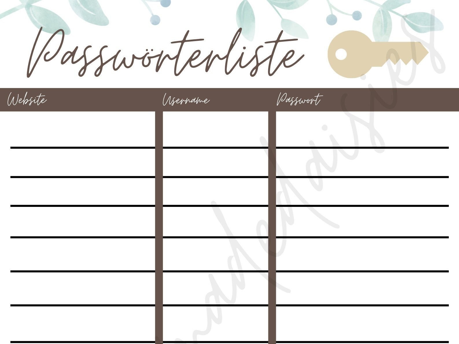 PASSWORD LIST To PRINT Out And Fill In By Hand A4 Password Etsy password-list-to-print-out-and-fill-in-by-hand-a4-password-etsy