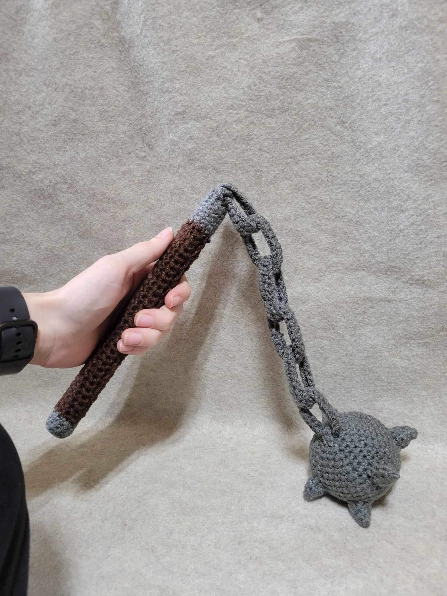 Medieval Flail Mace CROCHET PATTERN - Costume Cosplay Renaissance Toy ...
