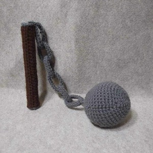 Medieval Flail Mace CROCHET PATTERN - Costume Cosplay Renaissance Toy ...