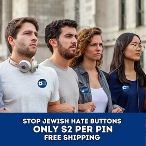 Stop Jewish Hate Pins Buttons - Etsy