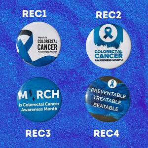 Colorectal Cancer Awareness Month Pins Buttons - Etsy