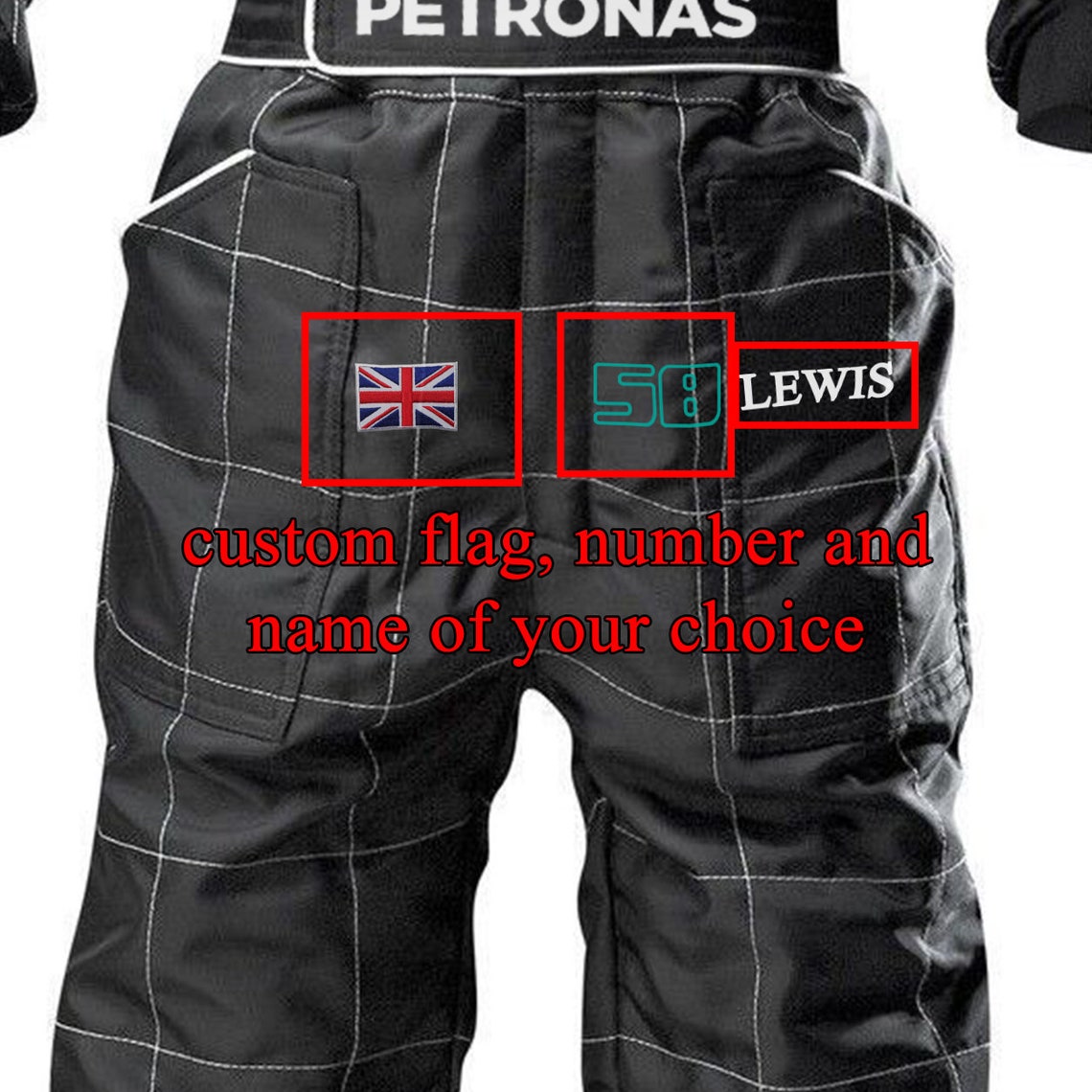 F 1 Black Driver Pit Crew Racer Costume - Etsy