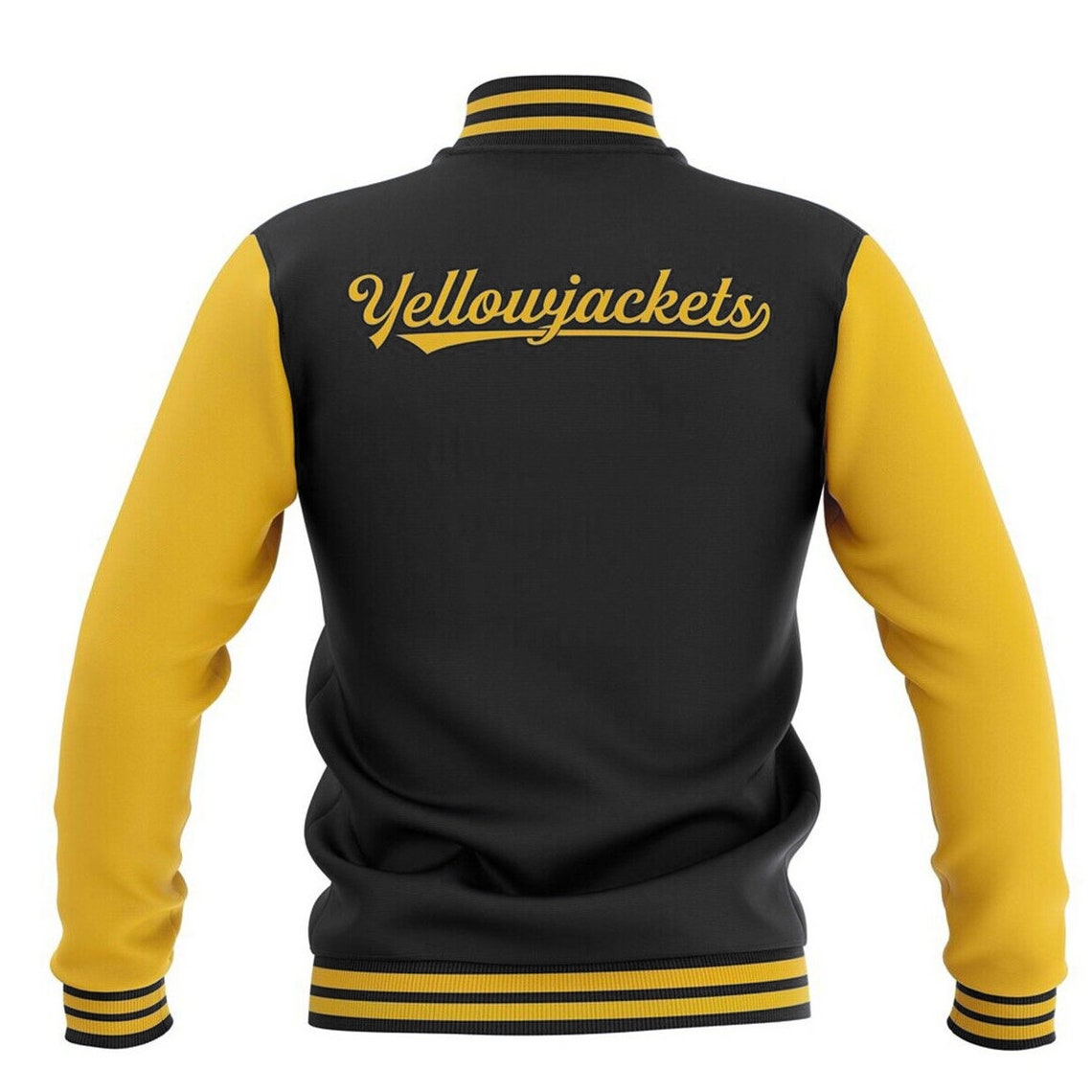 Black Yellow Varsity TV High School Jacket - Etsy