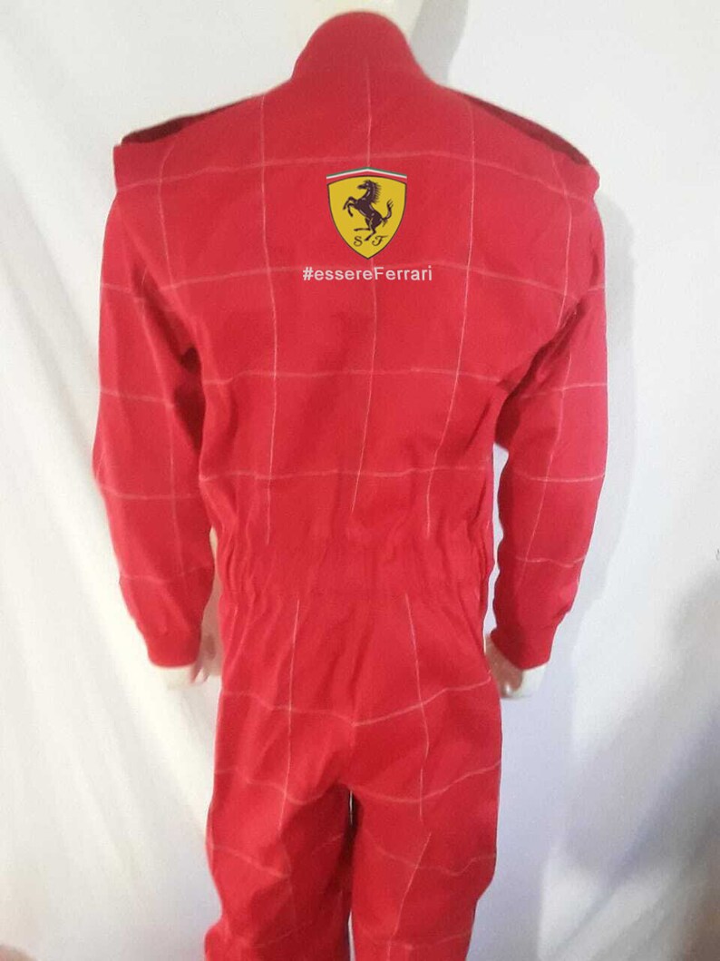 F 1 Red Driver Pit Crew Racer Costume - Etsy