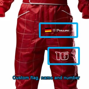 F 1 Red Driver Pit Crew Racer Costume - Etsy