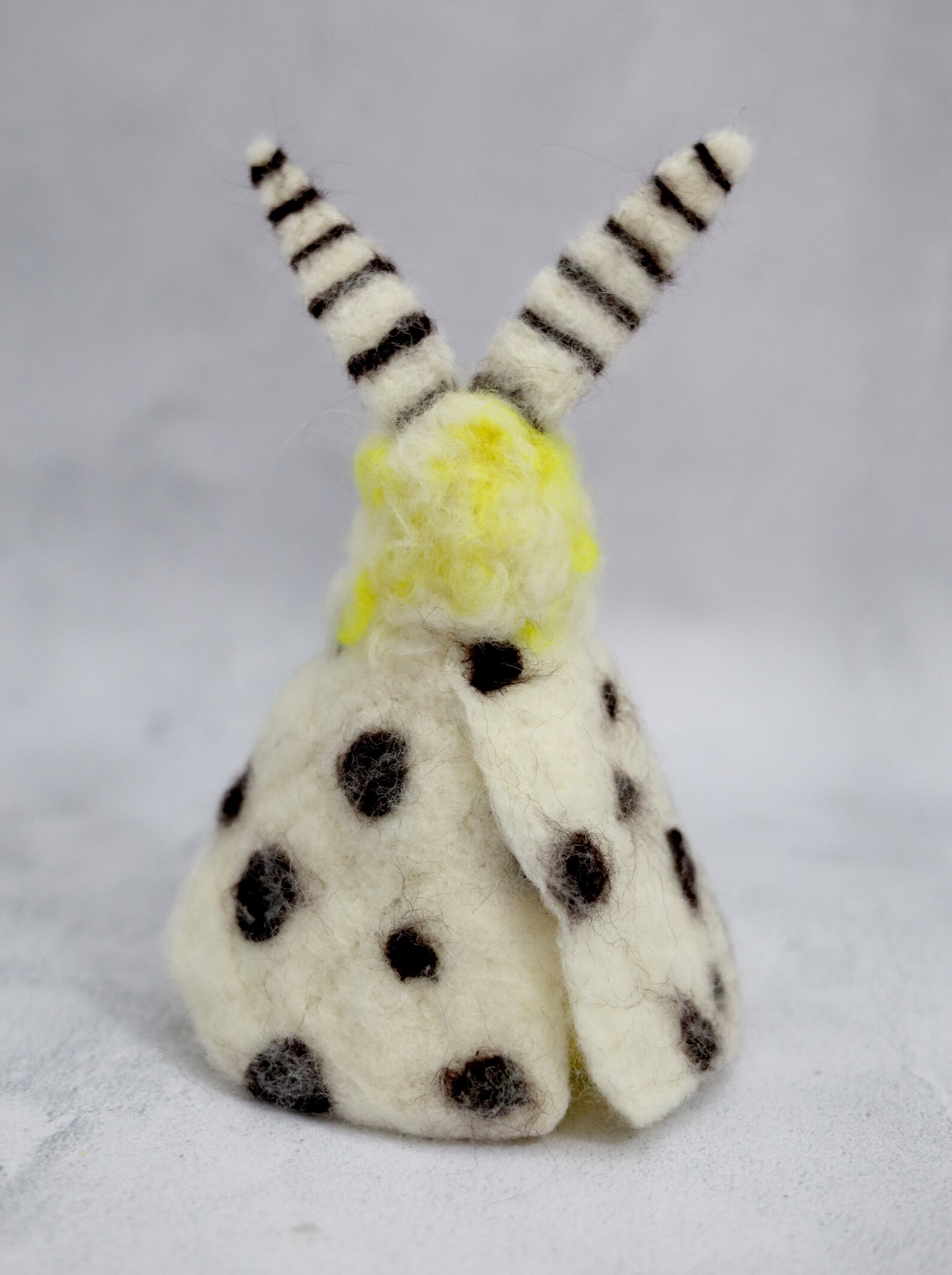 Moth Doll Soft Sculpture Cute Monster Toy Needle Felted Fantasy ...
