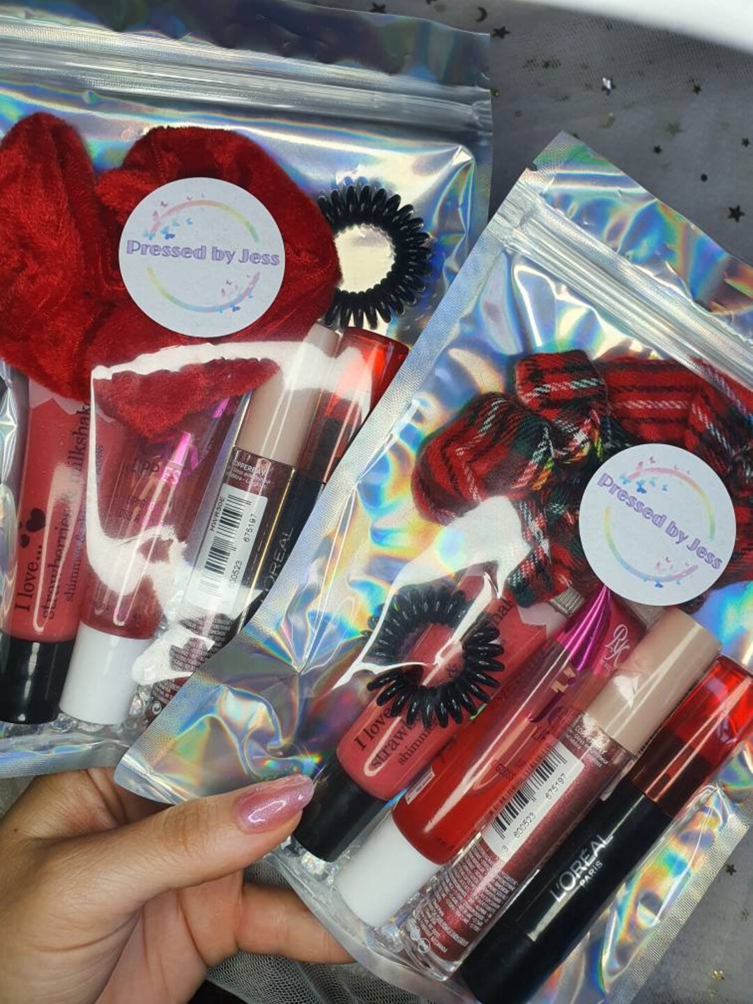 Red Lip Bundle Lipgloss Beauty T Uk Etsy