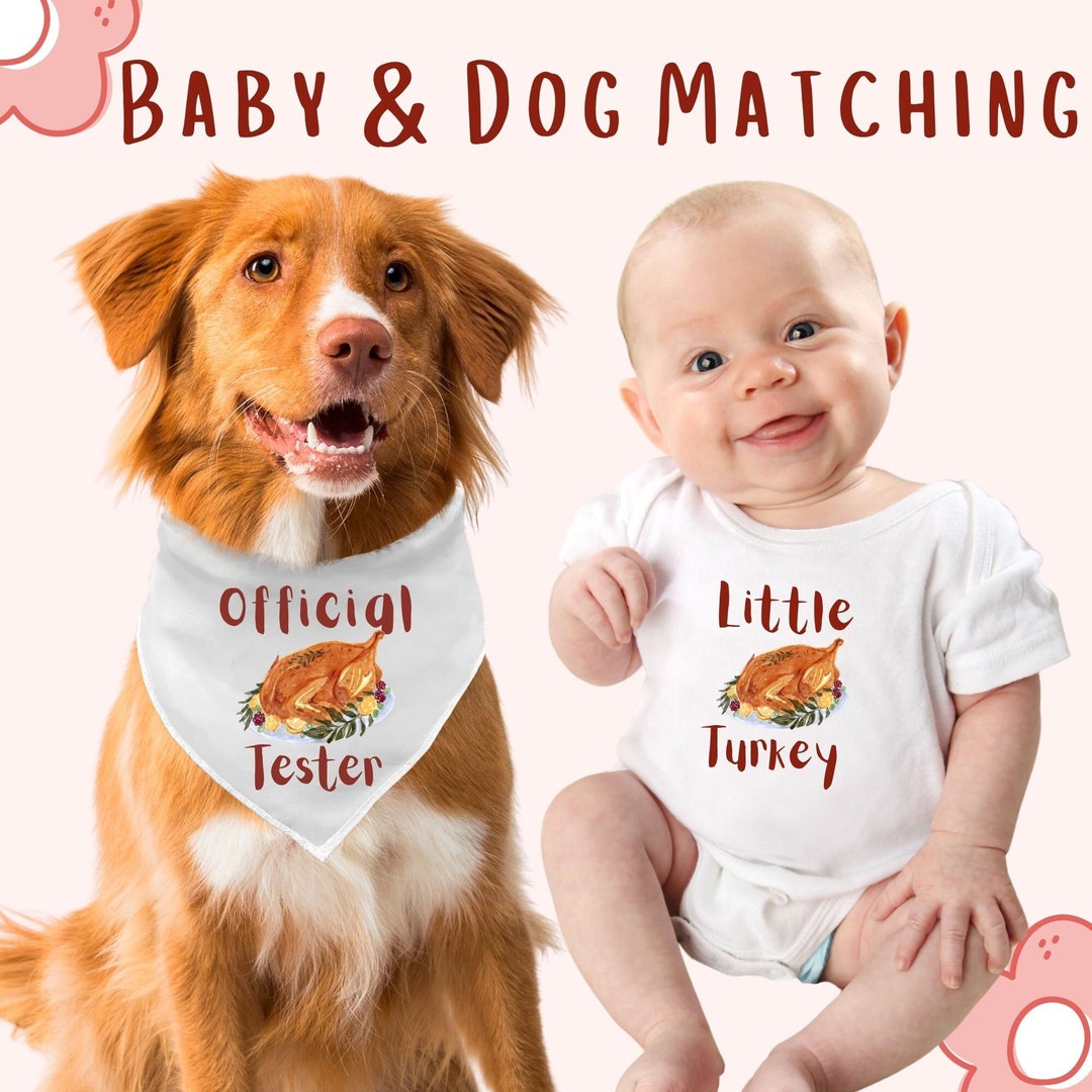 Matching Baby and Dog for Thanksgiving, Baby and Dog Matching Outfit ...
