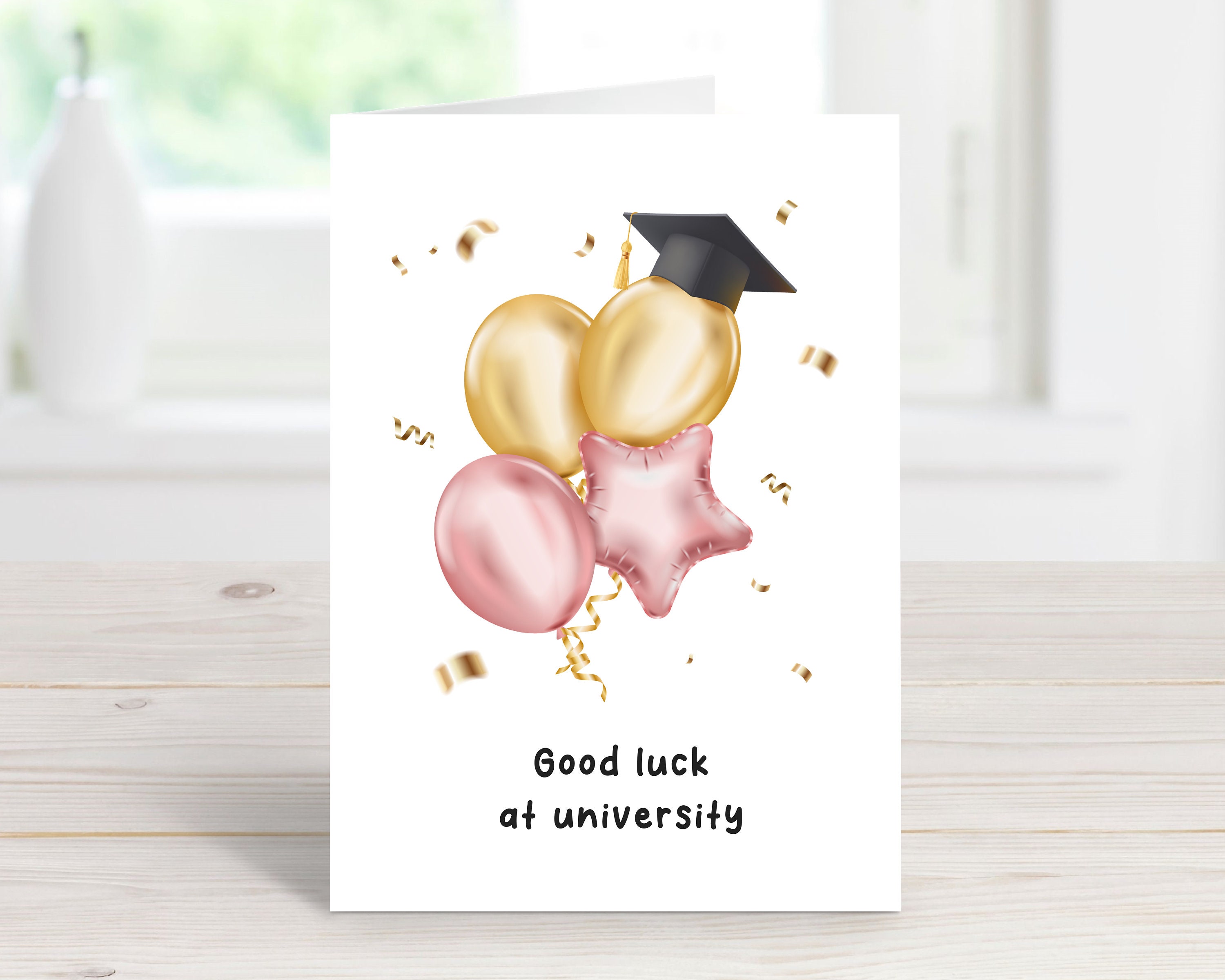 Good Luck at University Card, Good Luck Card, Leaving for Uni Card ...