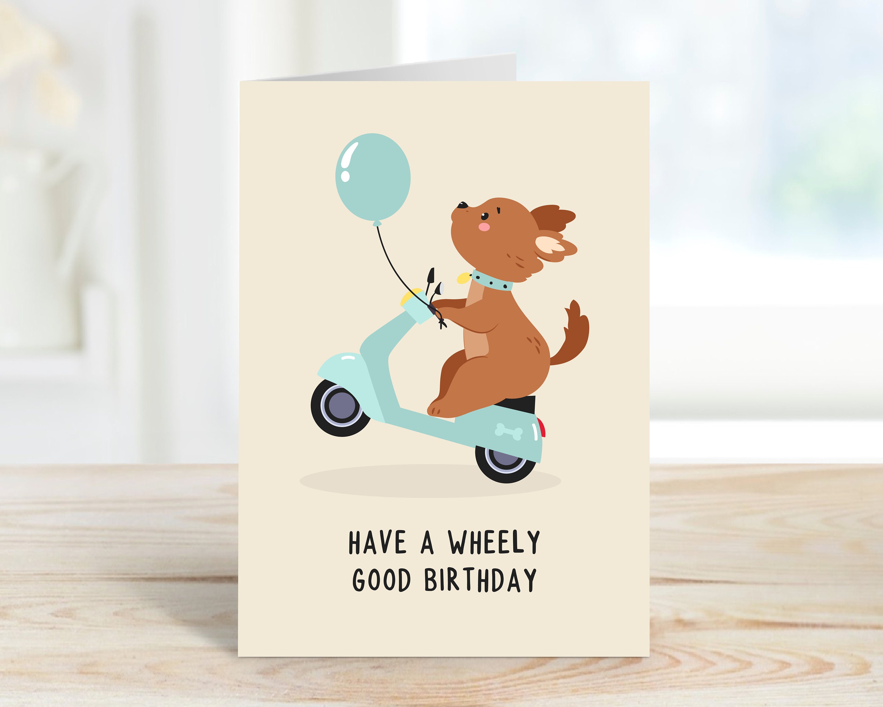 Have A Wheely Good Birthday Card Happy Birthday Card Funny - Etsy