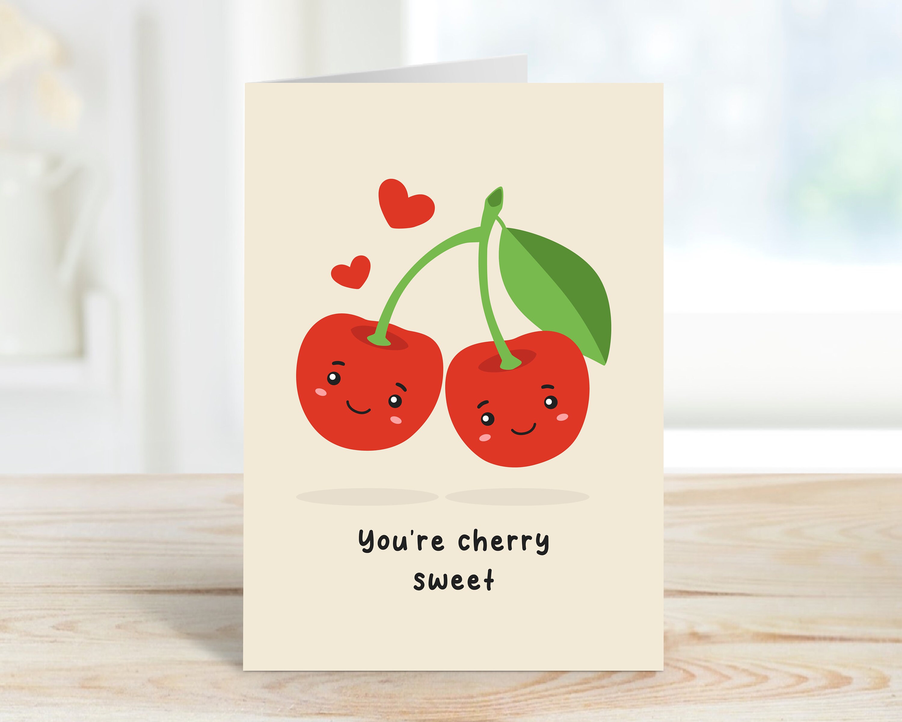 You're Cherry Sweet Pun Anniversary Card Valentines Day - Etsy