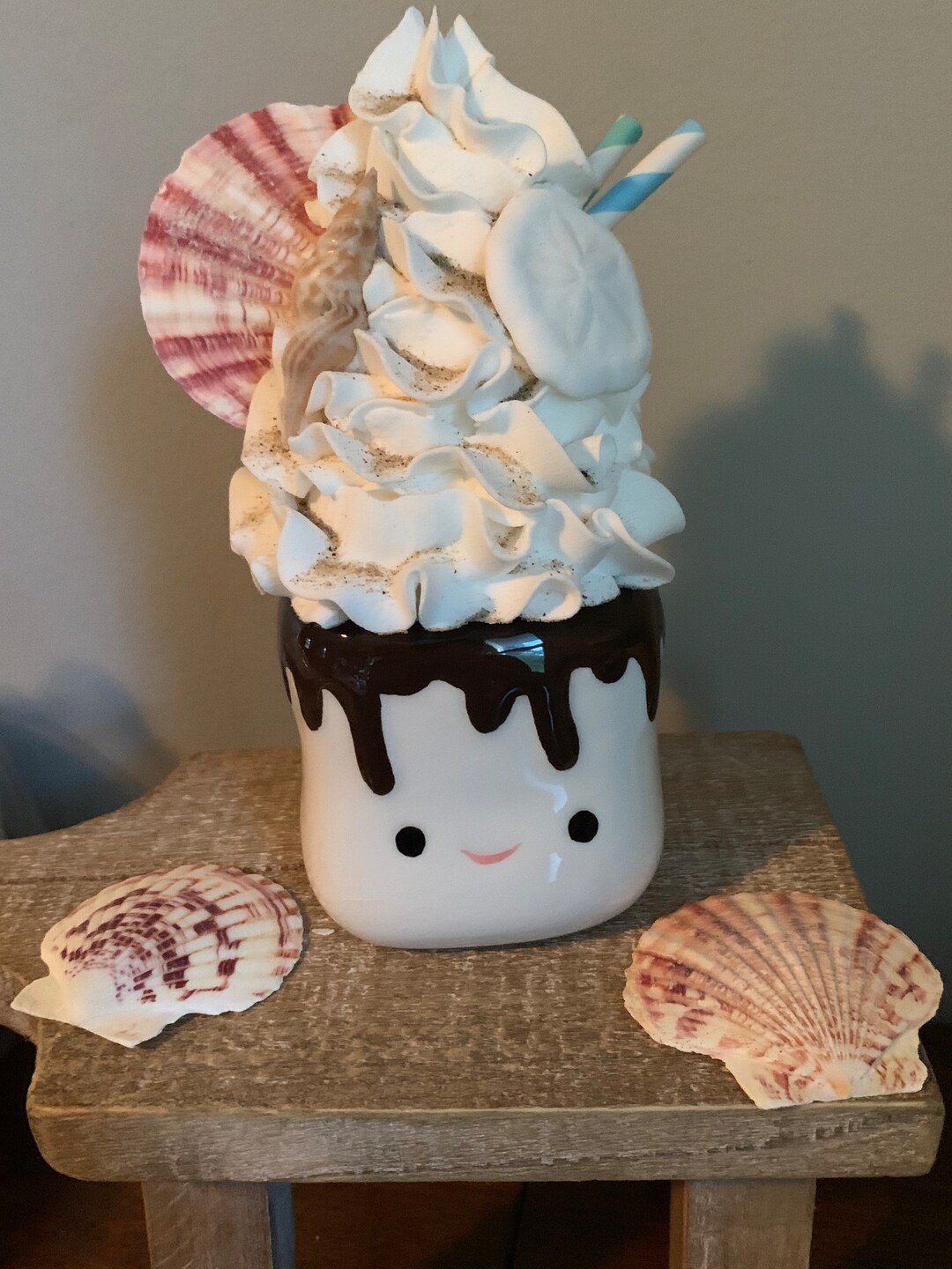 Beach Themed Faux Whip Topper - Etsy