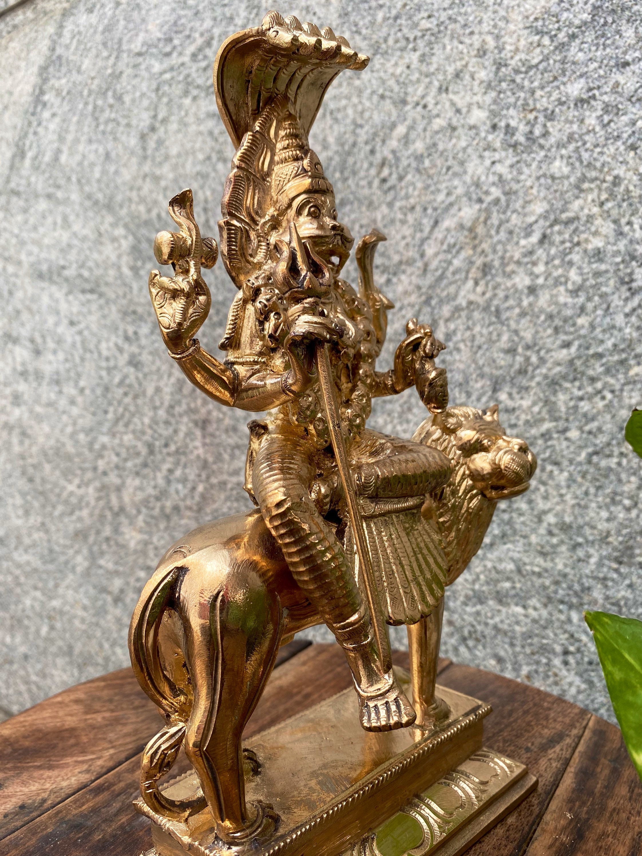 10 Inch Panchaloha Devi Prathiyanga Pratyangira Bhadrakali Idol 10-inch-panchaloha-devi-prathiyanga-pratyangira-bhadrakali-idol