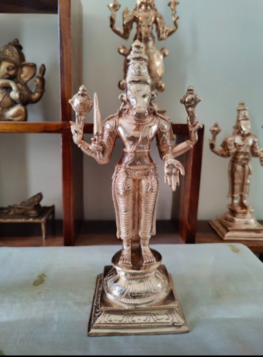 Divine 11” Handmade Panchaloha Lord Kalki Avatar of Vishnu ...