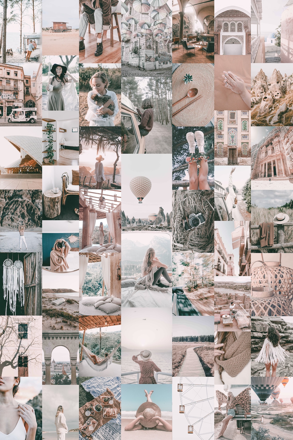 Printable 20x30 Collage Boho Aesthetic When You're Not - Etsy