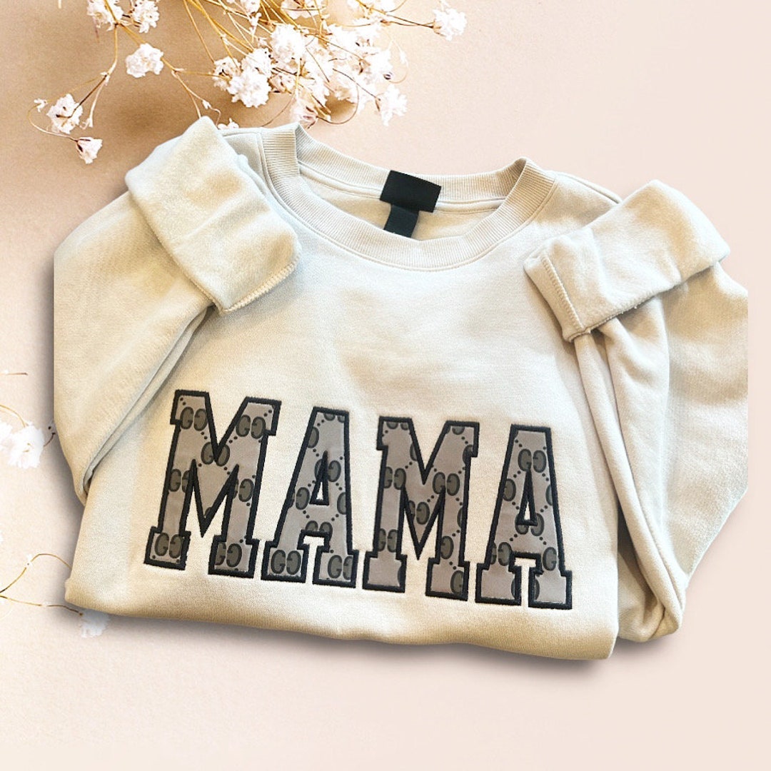 MAMA Appliqué Crewneck - Etsy