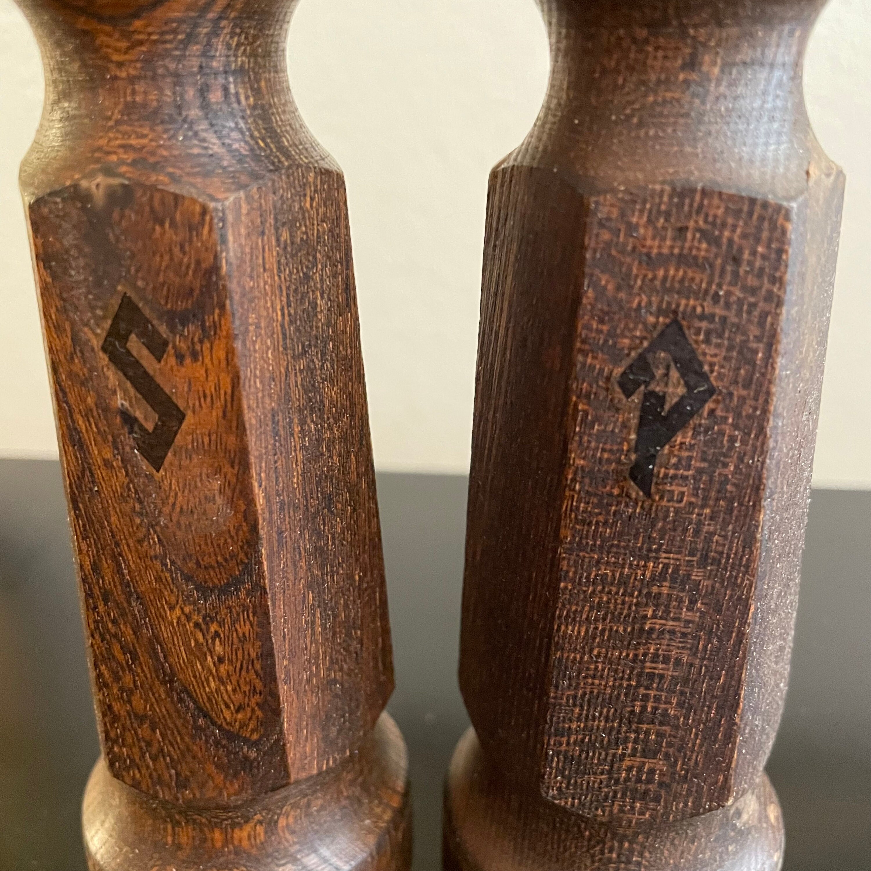 Set of Mid Century Wood El Toro Salt and Pepper Shakers by Nasco | Made ...
