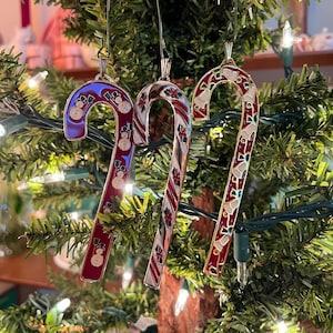 Wallace Candy Canes Ornaments - Etsy