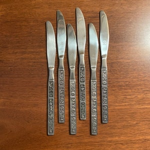Sets of Vintage Spring Fever Stainless Steel Silverware by Northland ...