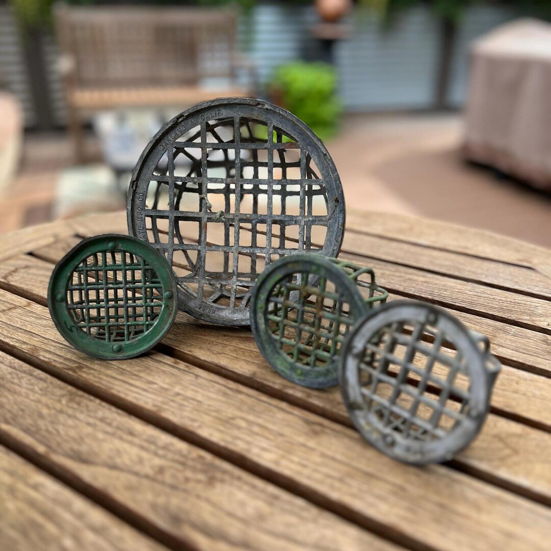 Your Choice of Vintage Round Metal Cage Flower Frogs | Floral Design ...
