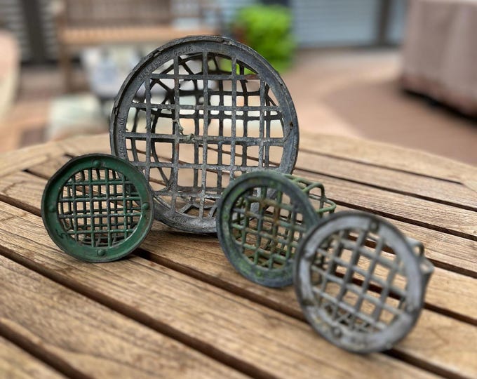 Your Choice of Vintage Round Metal Cage Flower Frogs | Floral Design ...