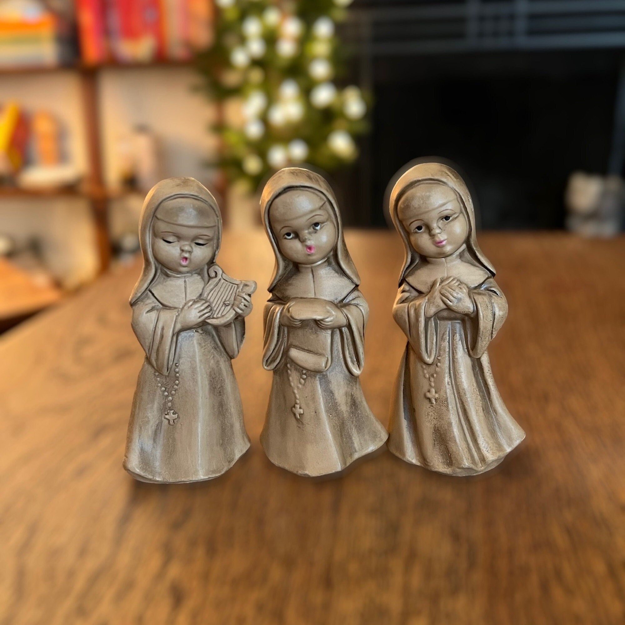 Trio of Singing Gold Nuns by Commodore Products in Original - Etsy