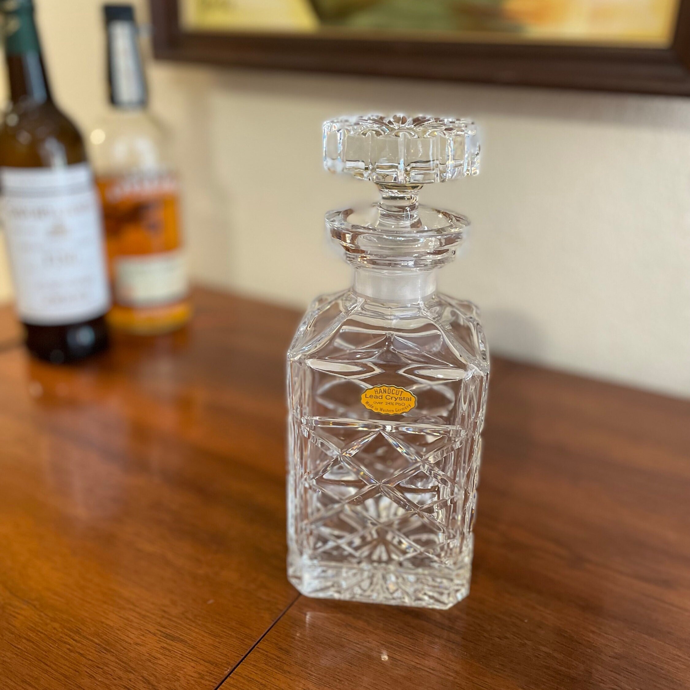 CAPTAIN'S CUT GLASS CRYSTAL DECANTER - munimoro.gob.pe