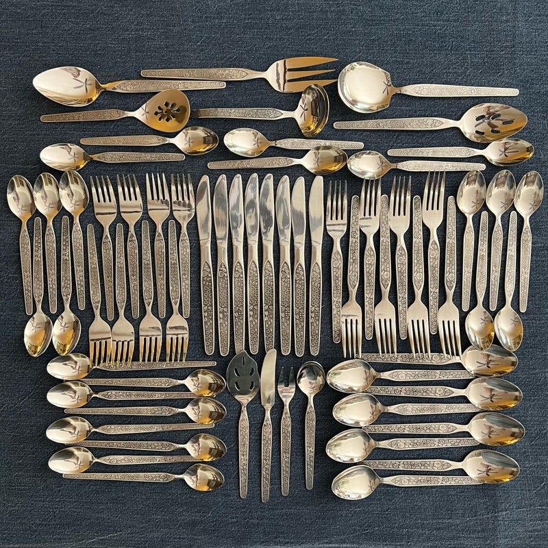 Korean Flatware Set - Etsy