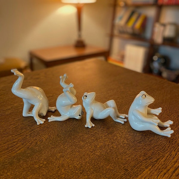 Porcelain Frog - Etsy