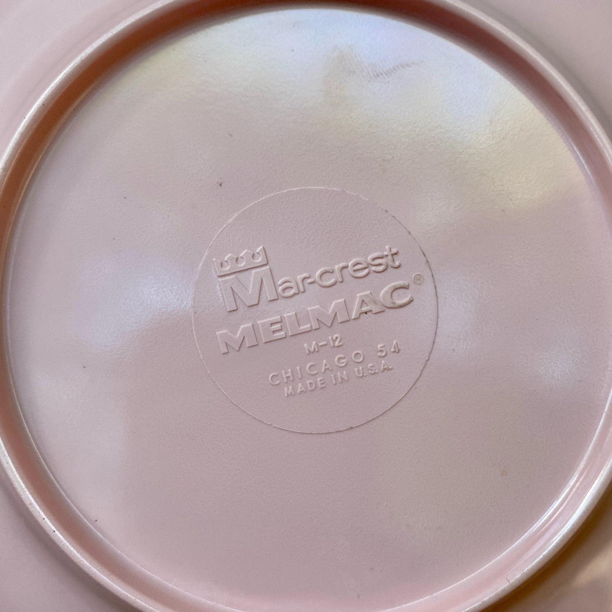 Vintage Set of Pink and Blue Melmac Confetti Bowls Plates - Etsy