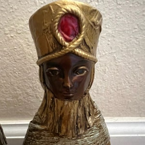 Set of 5 Vintage Paper Mache Nativity Figures by Schmid Bros | 60s ...