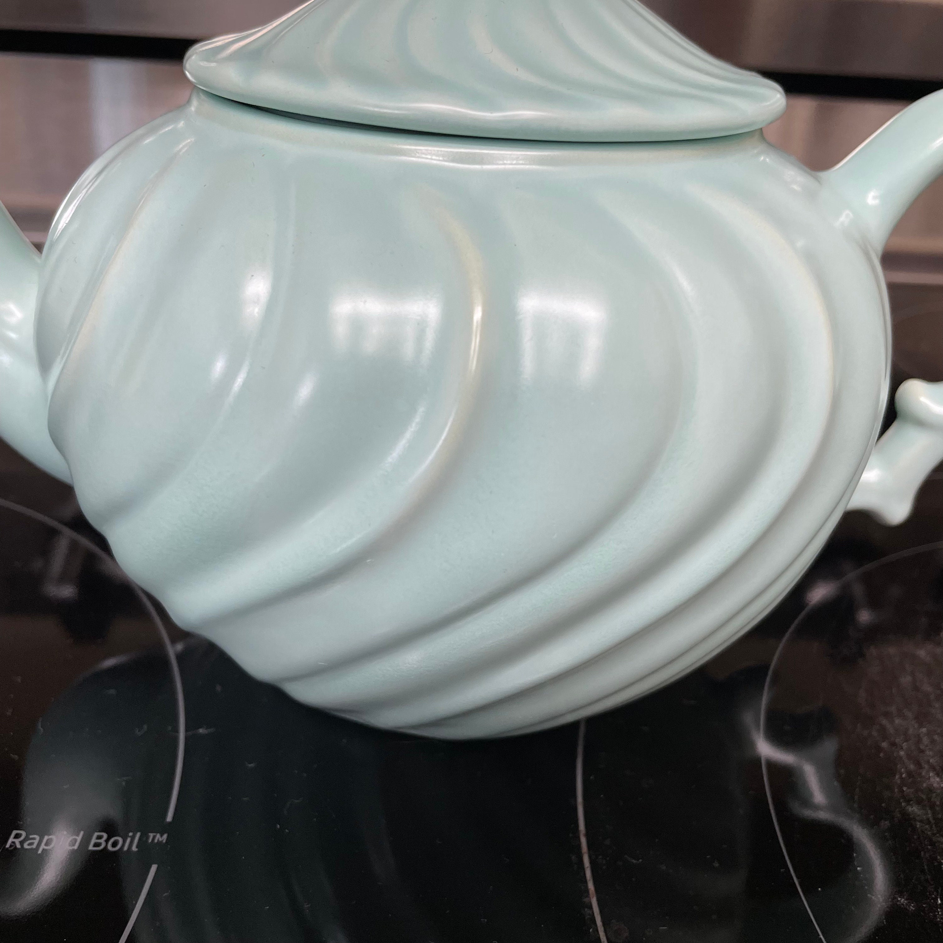Coronado Matte Aqua Teapot and Lid by Franciscan | Vintage Franciscan ...