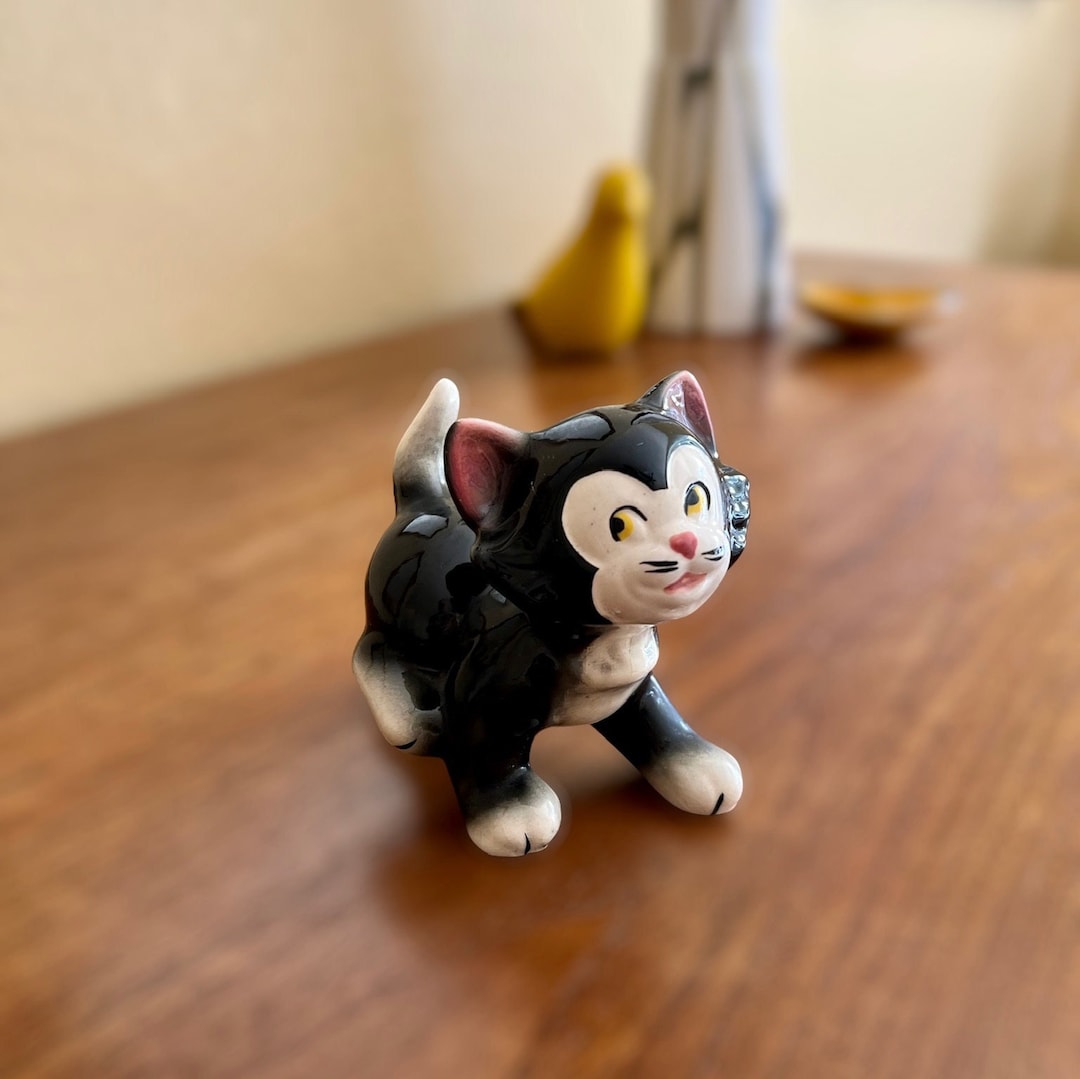 Vintage Porcelain Figaro Cat Figurine | Pinocchio Cat Figurine ...