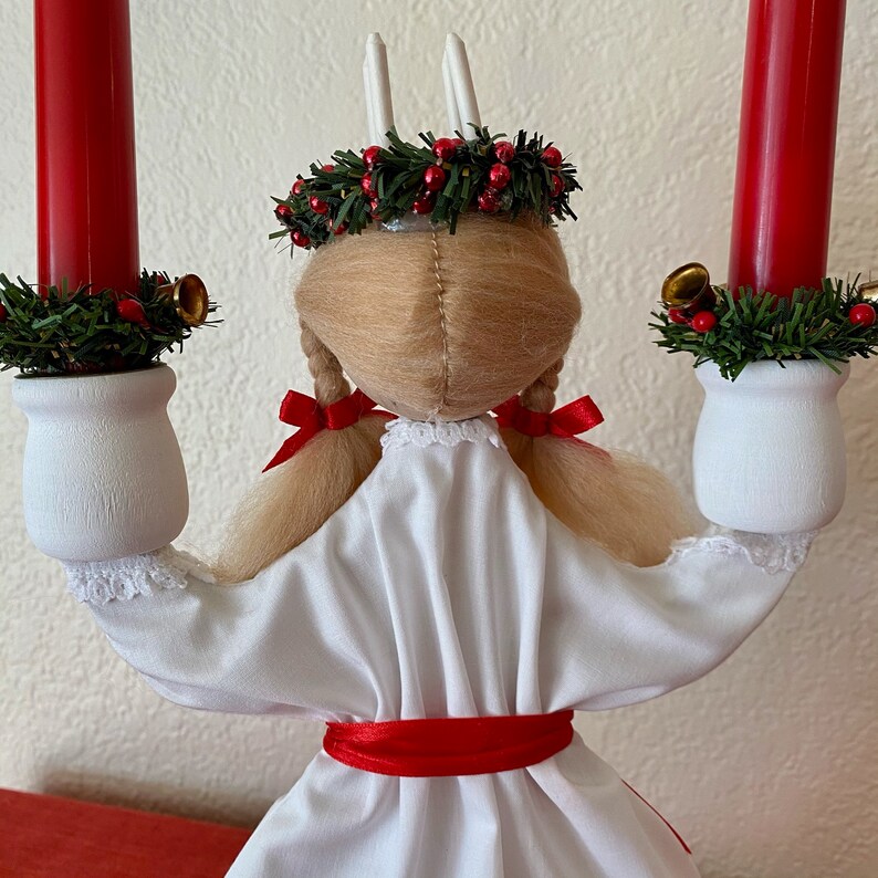 Swedish Lucia Candle Doll Handcrafted by Swen & Pat at Candle | Etsy