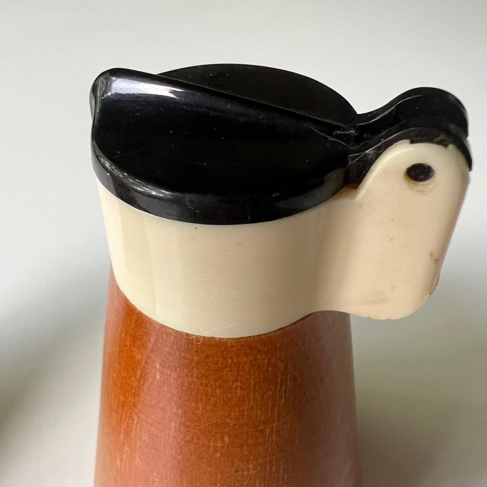 Vintage Rocket Flip Top Wood Salt and Pepper Shaker by Rainbow Wood ...