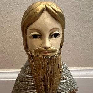 Set of 5 Vintage Paper Mache Nativity Figures by Schmid Bros | 60s ...