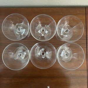 Set of 6 Aquarius Champagne Coupe Glasses by Bryce Glass | Vintage ...
