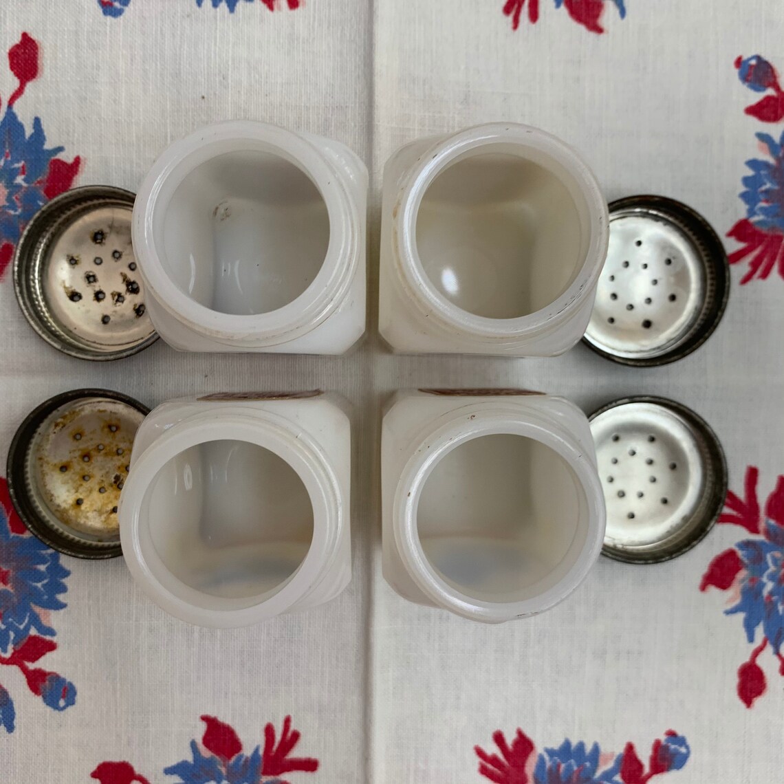 Dove Brand Milk Glass Spice Jars by Frank Tea & Spice Co. - Etsy