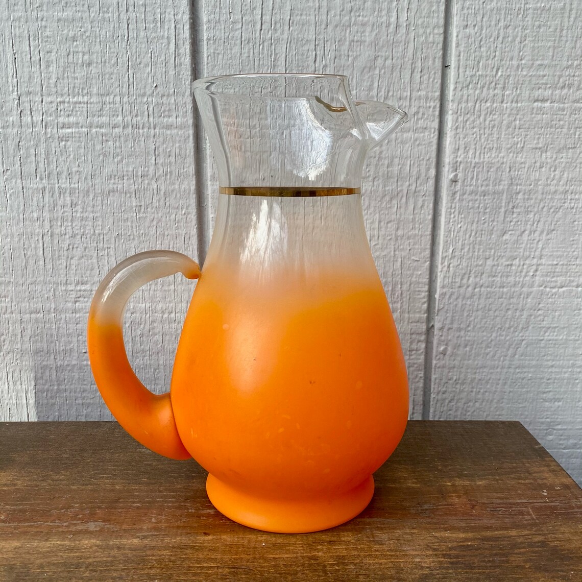 Blendo Pitchers and Glasses by West Virginia Glass Sold | Etsy