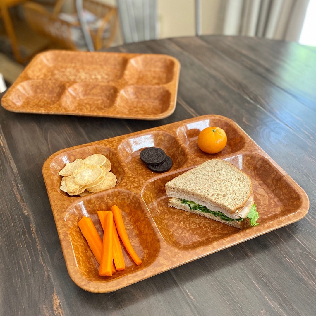 Pair of Military Melamine Melmac Cafeteria Tray by Halsey | Made in USA ...