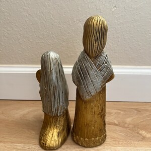 Set of 5 Vintage Paper Mache Nativity Figures by Schmid Bros | 60s ...