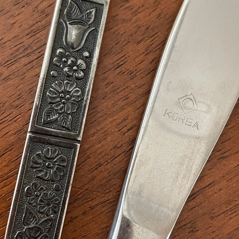 Sets of Vintage Spring Fever Stainless Steel Silverware by Northland ...