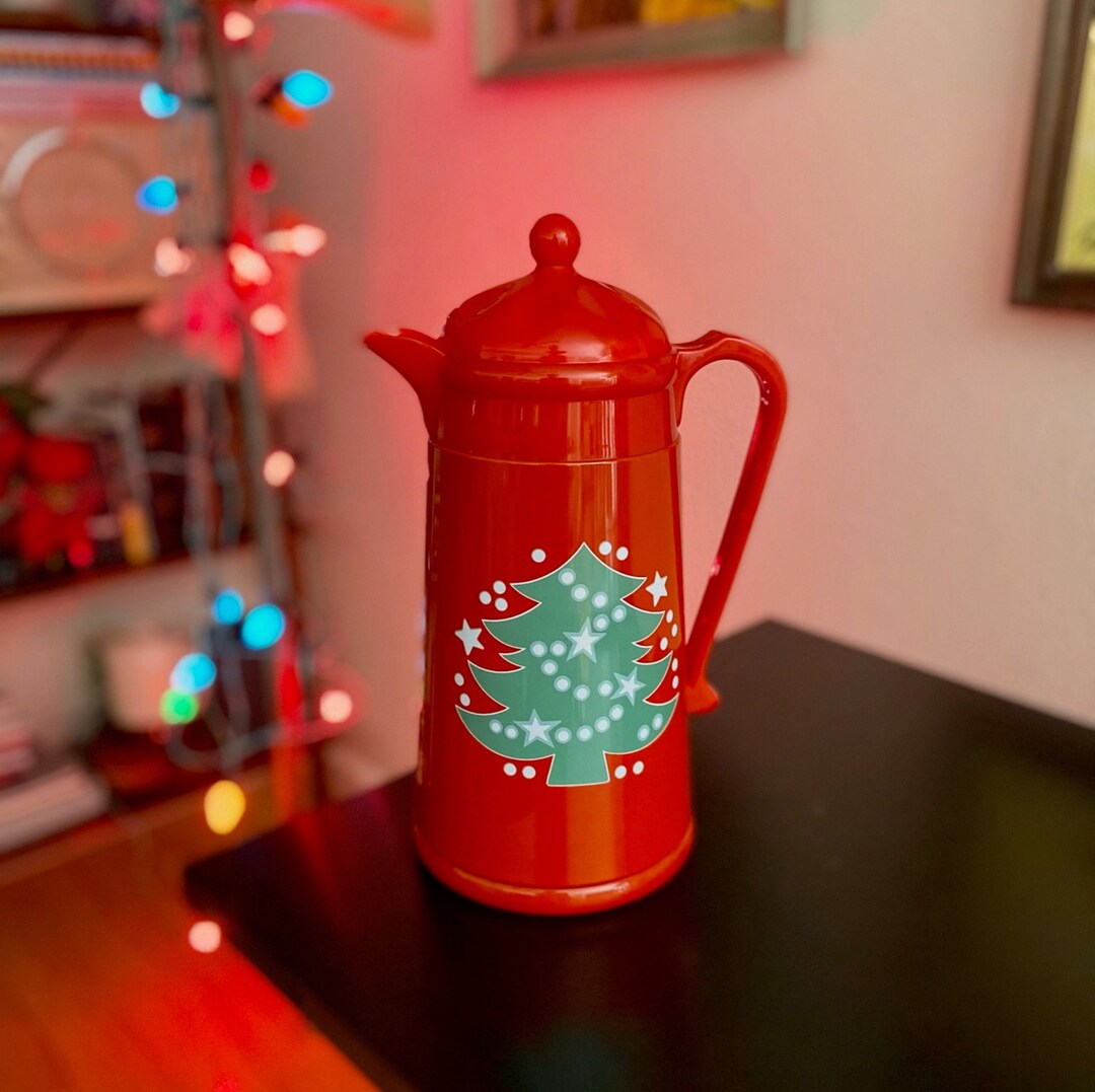 Christmas Tree 1 Liter Thermal Vacuum Carafe & Lid by Waechtersbach A.K ...