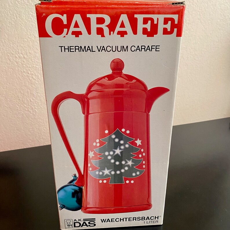 Christmas Tree 1 Liter Thermal Vacuum Carafe & Lid by - Etsy