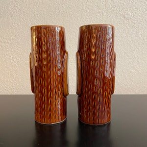 Pair of Ceramic Moai R-72 Tiki Cups by Orchids of Hawaii - Etsy