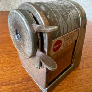 Vintage Premier Portable Pencil Sharpener by Apsco Products, Inc ...