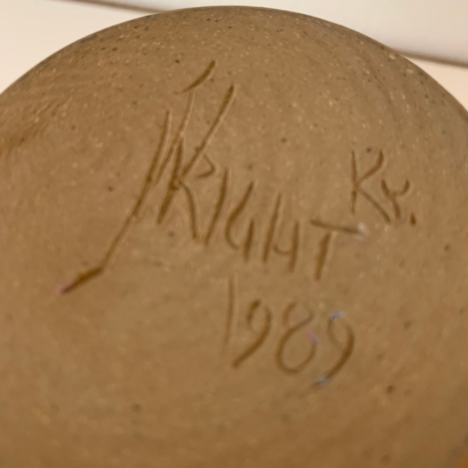 Signed 1989 J Wright Etched Floral Matte Finish Vase Made in - Etsy