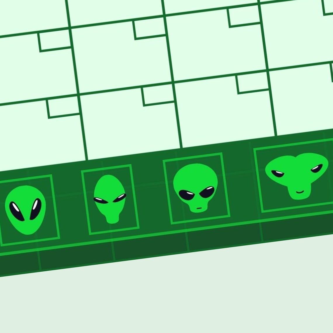 Alien UFO Monthly Calendar Printable, Downloadable Planner, Space ...
