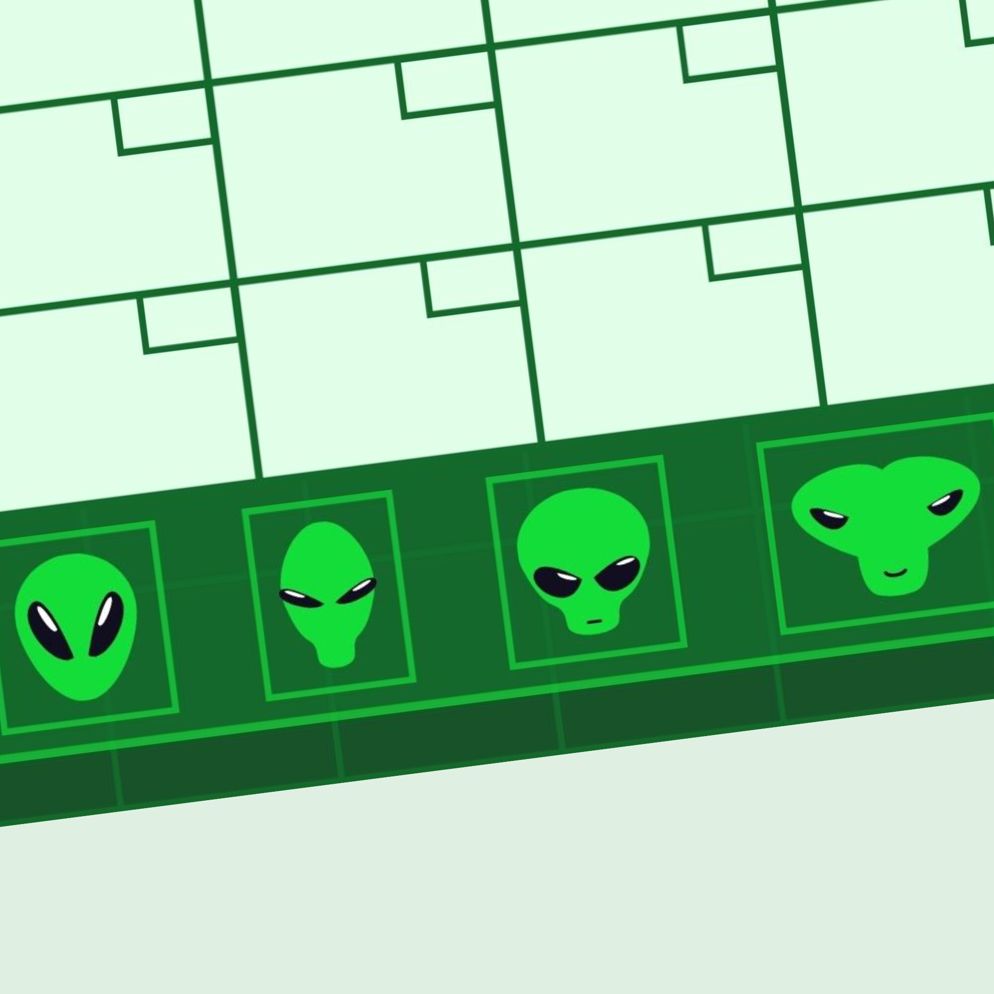 Alien UFO Monthly Calendar Printable, Downloadable Planner, Space ...
